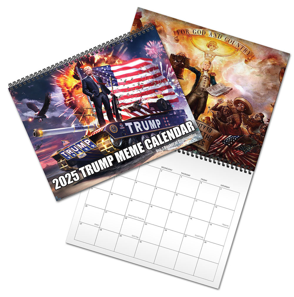 2025 Trump Meme Calendar Vol. 1 – Trump Meme Calendars